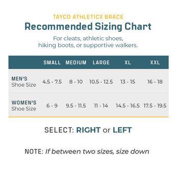 TayCo AthleticX Brace - Return to Play with 2.4x Greater Stability ...