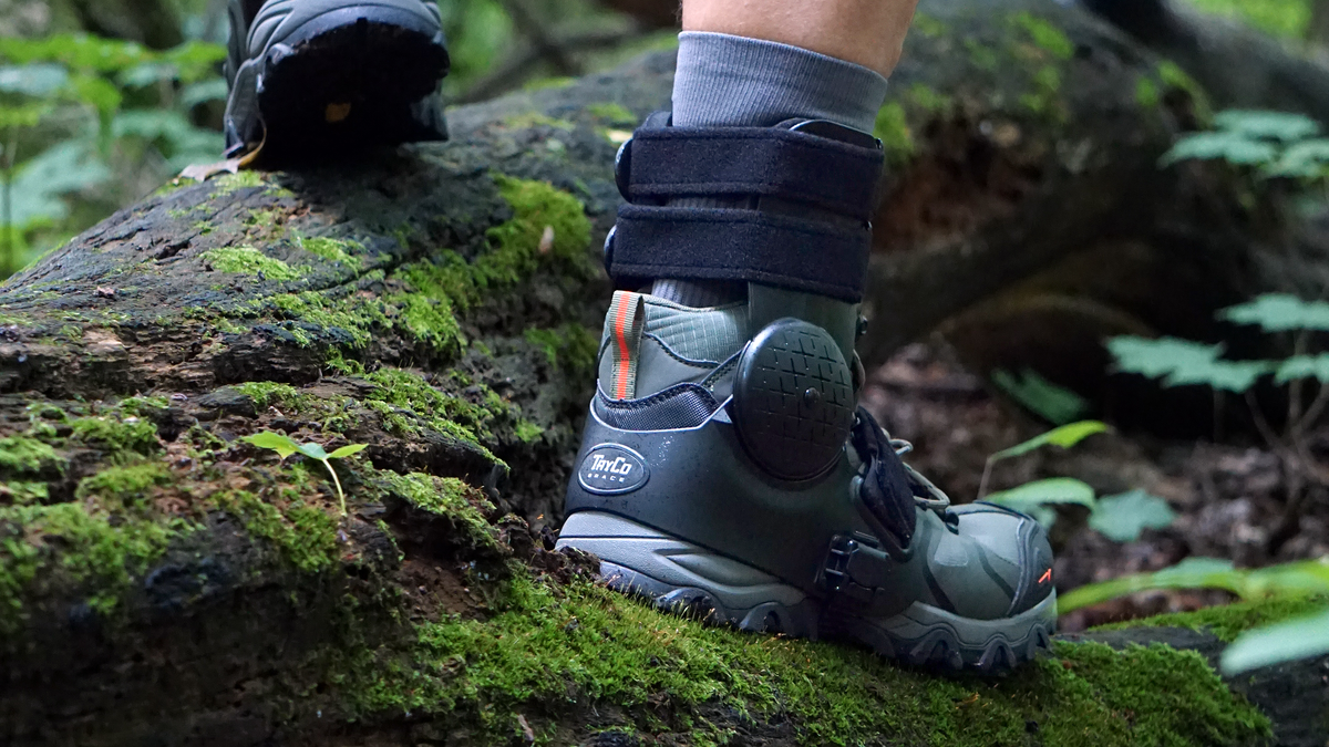 Keep Your Shoes with TayCo Brace - Walking Boot/AFO Alternative