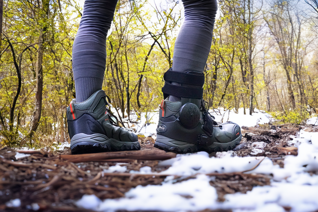 Keep Your Shoes with TayCo Brace - Walking Boot/AFO Alternative